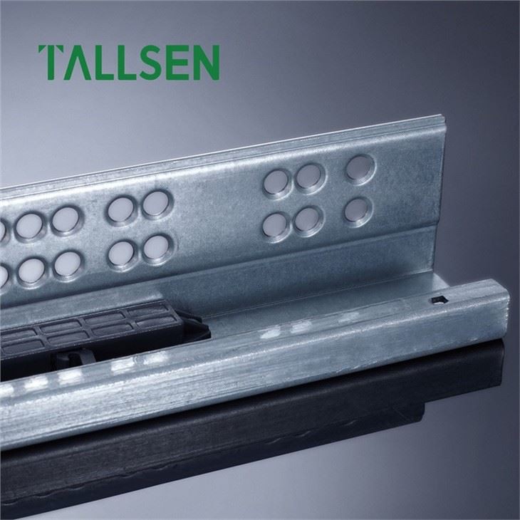 China 3-Sections Spring Synchronous Undermount Drawer Channel Suppliers ...