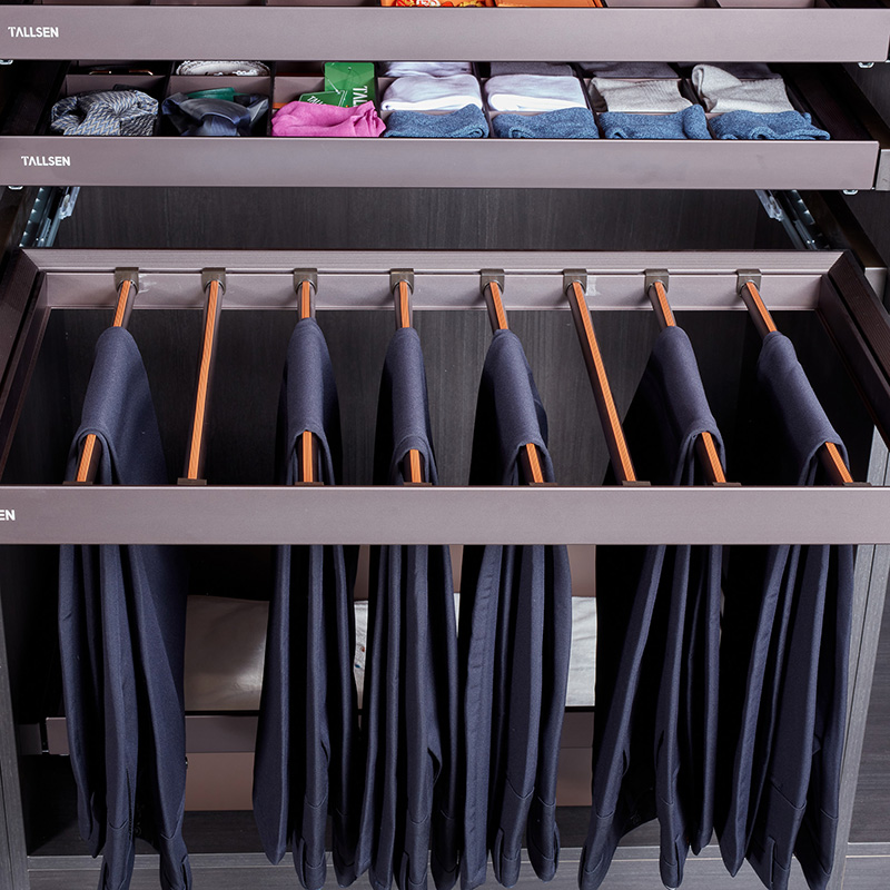SH8120 Trousers Rack From the TALLSEN Star Brown Series | Tallsen