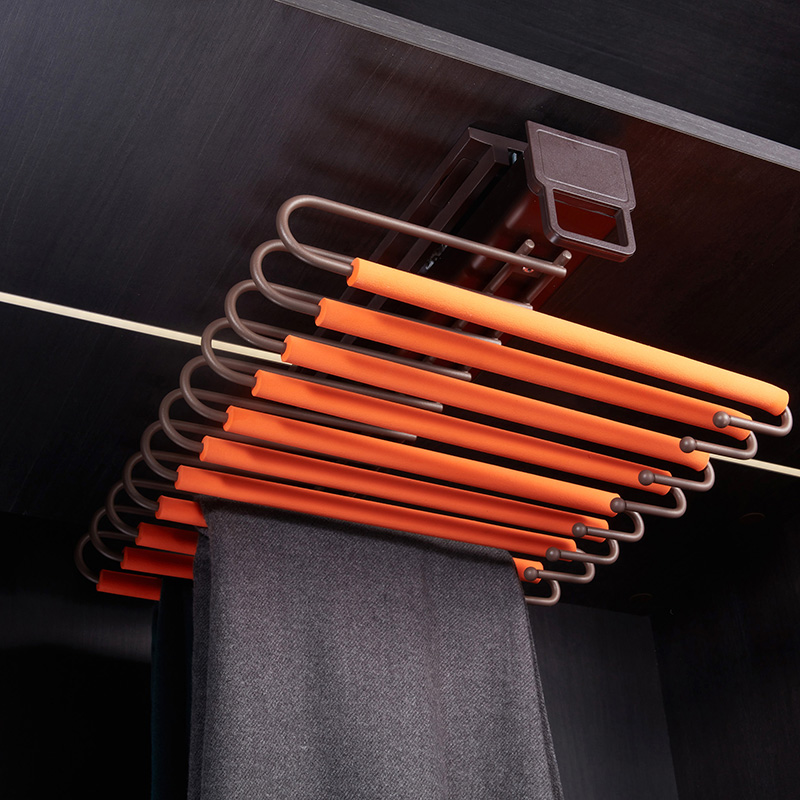 Wholesale Top-mounted Trousers Racks SH8145 | Wardrobe Trouser Rack